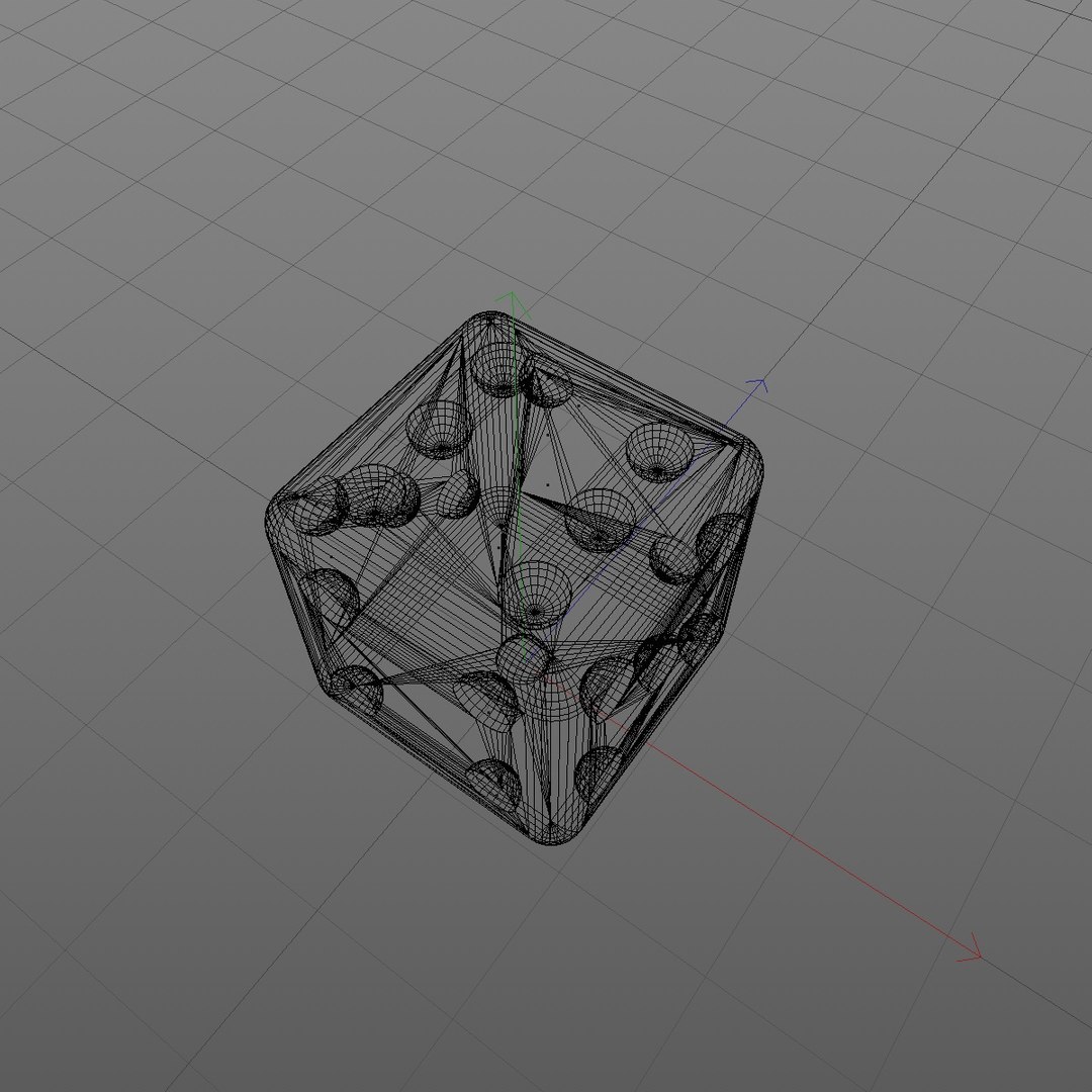 3d Die Model