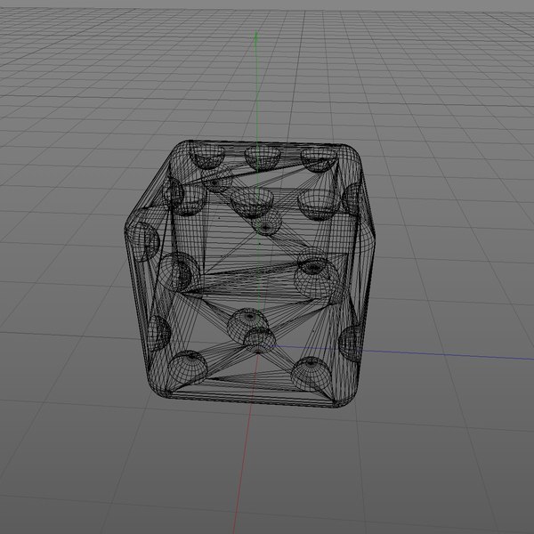 3d die model
