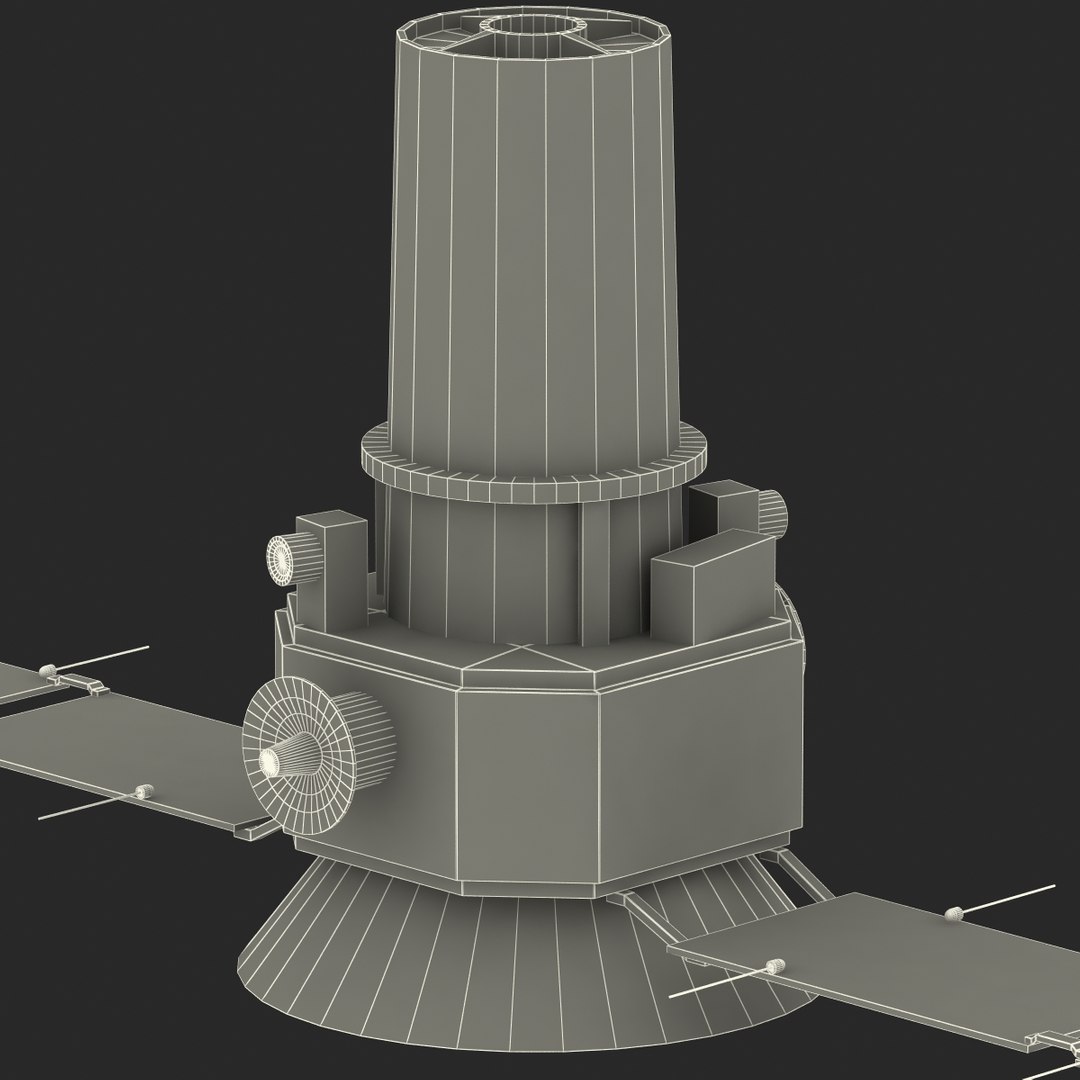 Air Force Research Satellite 3d Max