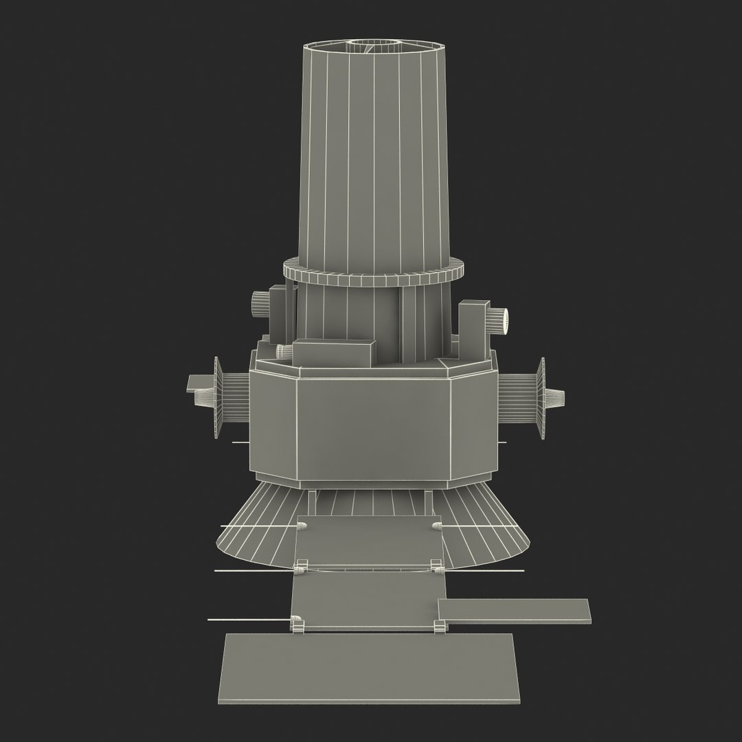 Air Force Research Satellite 3d Max