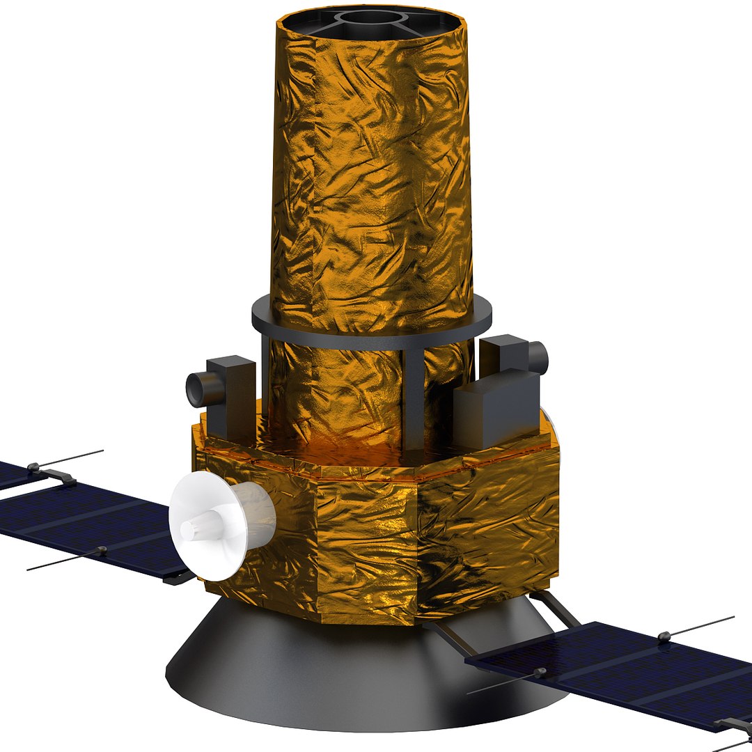 Air Force Research Satellite 3d Max