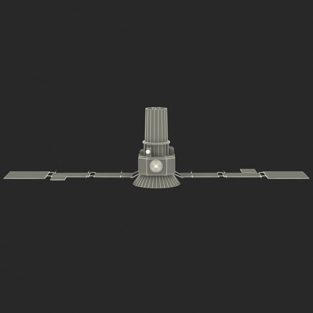 Air Force Research Satellite 3d Max