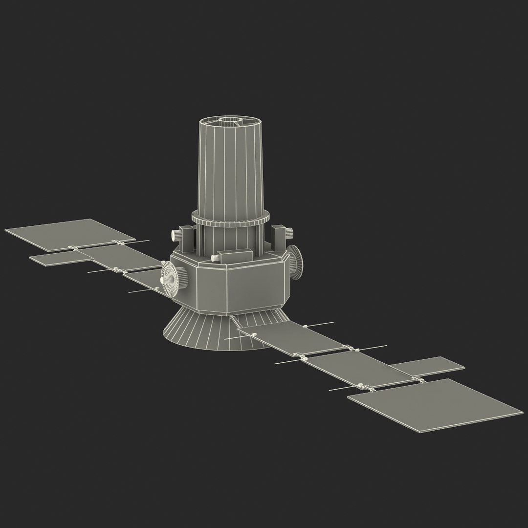 Air Force Research Satellite 3d Max