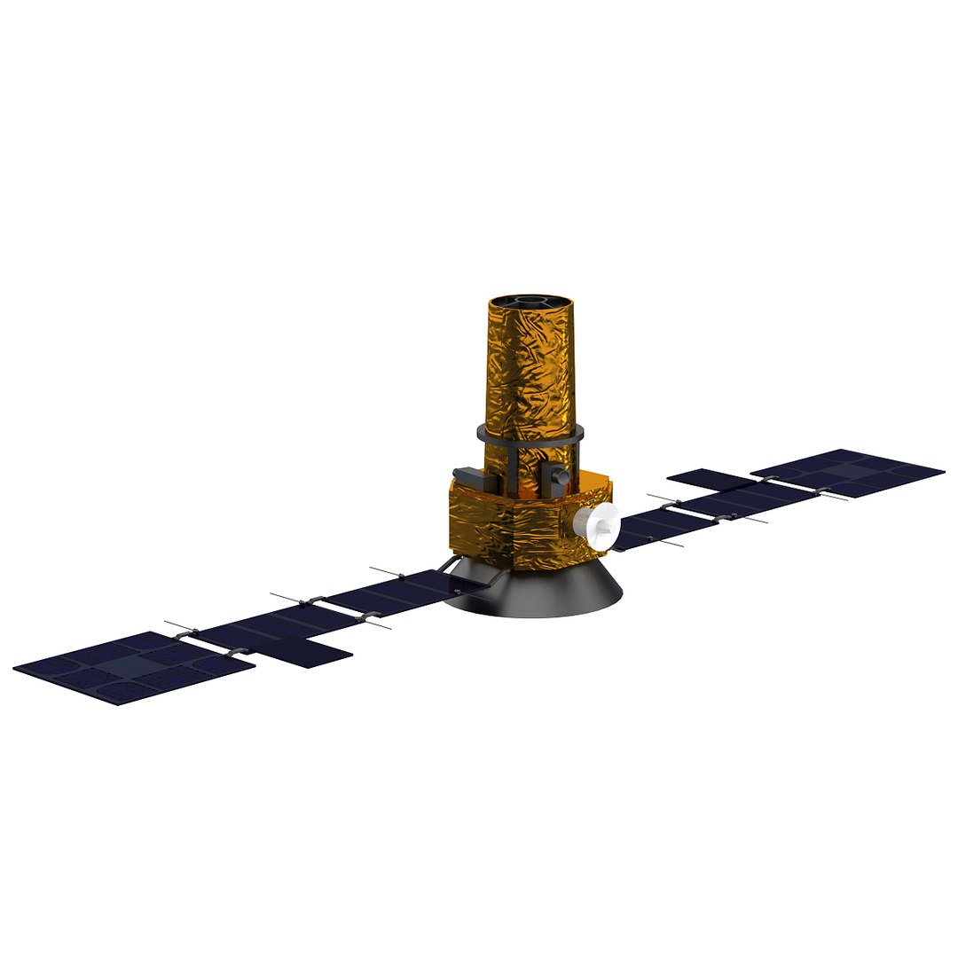 Air Force Research Satellite 3d Max