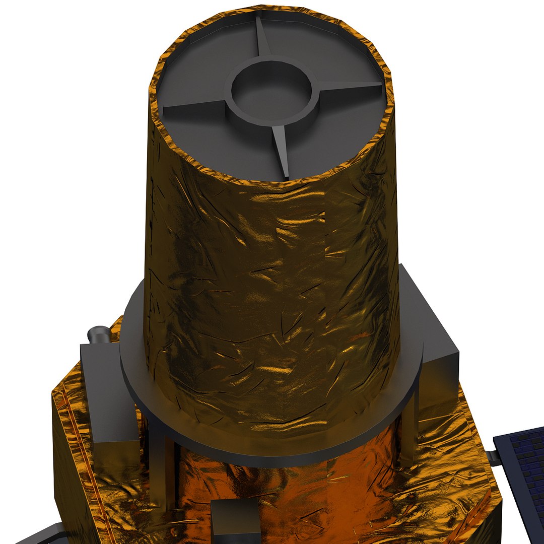 Air Force Research Satellite 3d Max