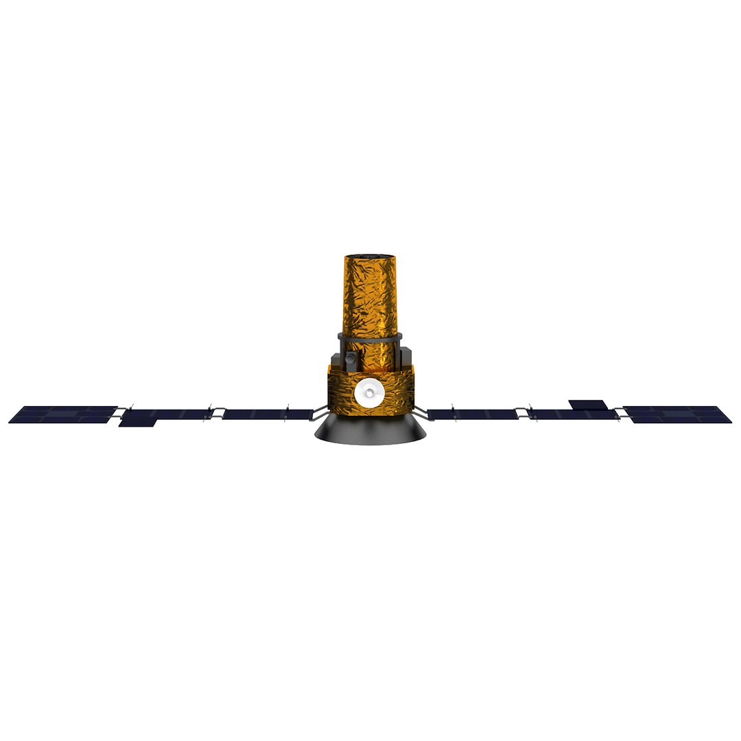 Air Force Research Satellite 3d Max