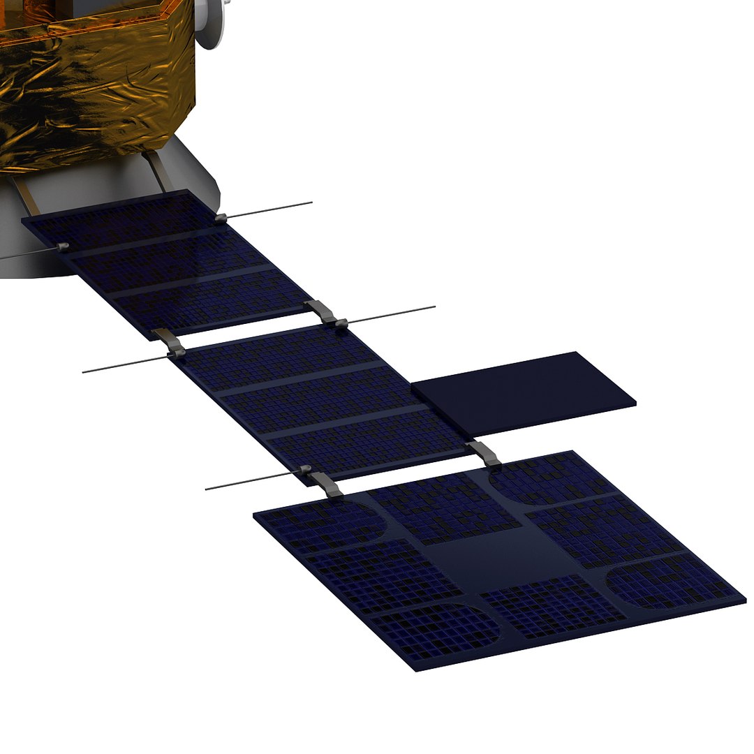 Air Force Research Satellite 3d Max