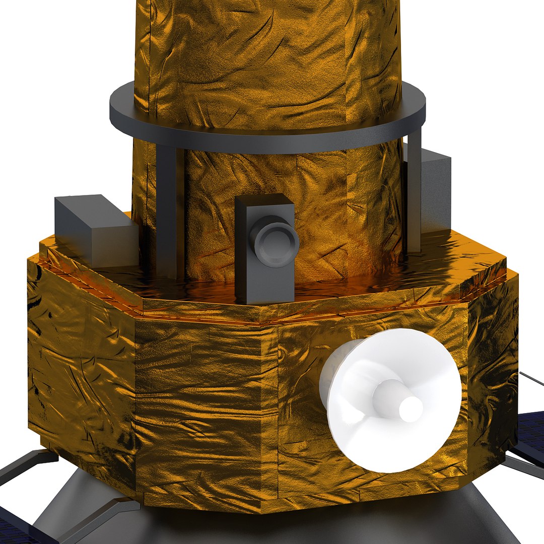 Air Force Research Satellite 3d Max