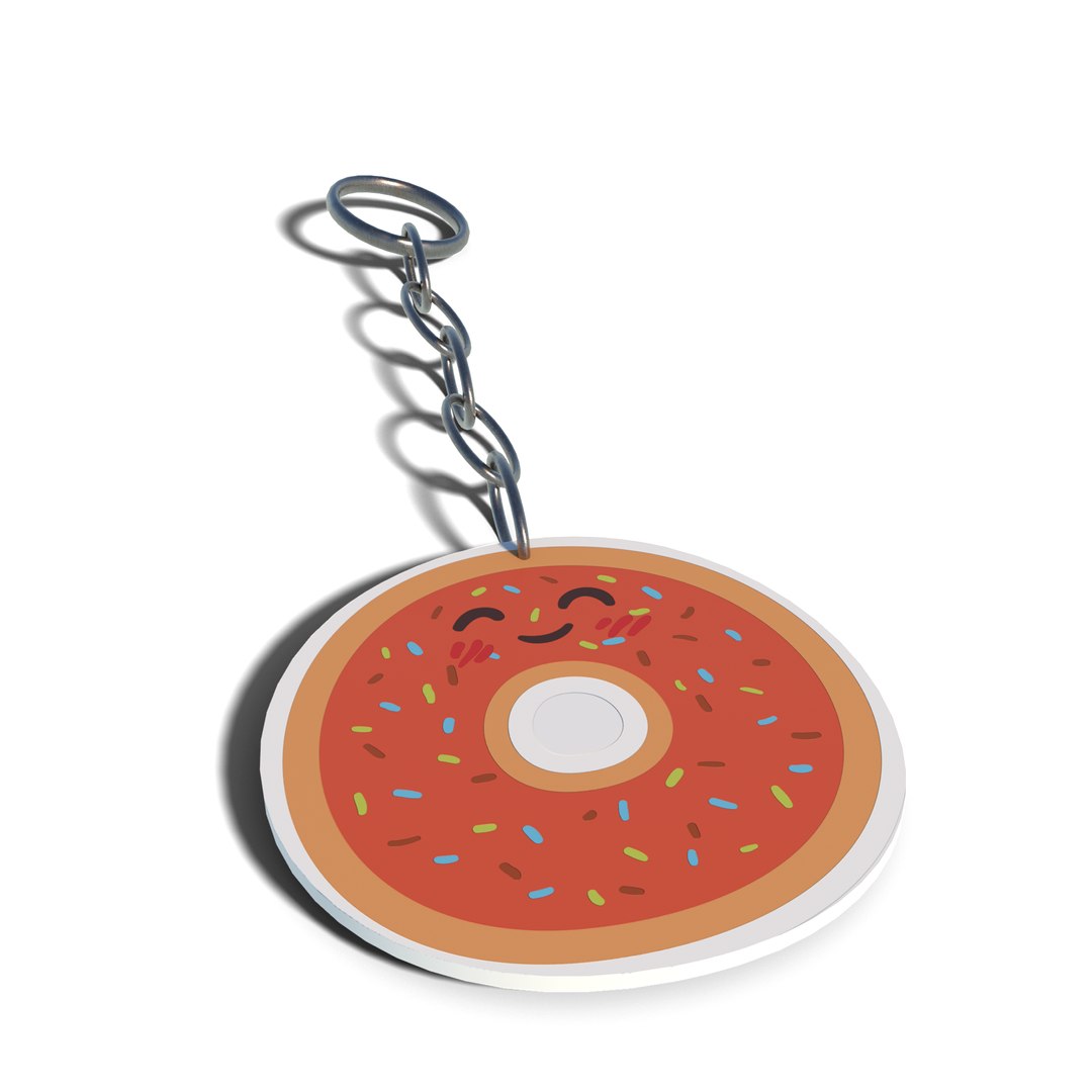 3D Model Donut Keychain - TurboSquid 2093514