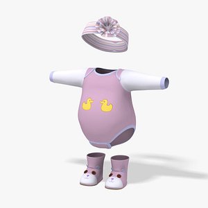 Baby Clothes 3D Models for Download | TurboSquid