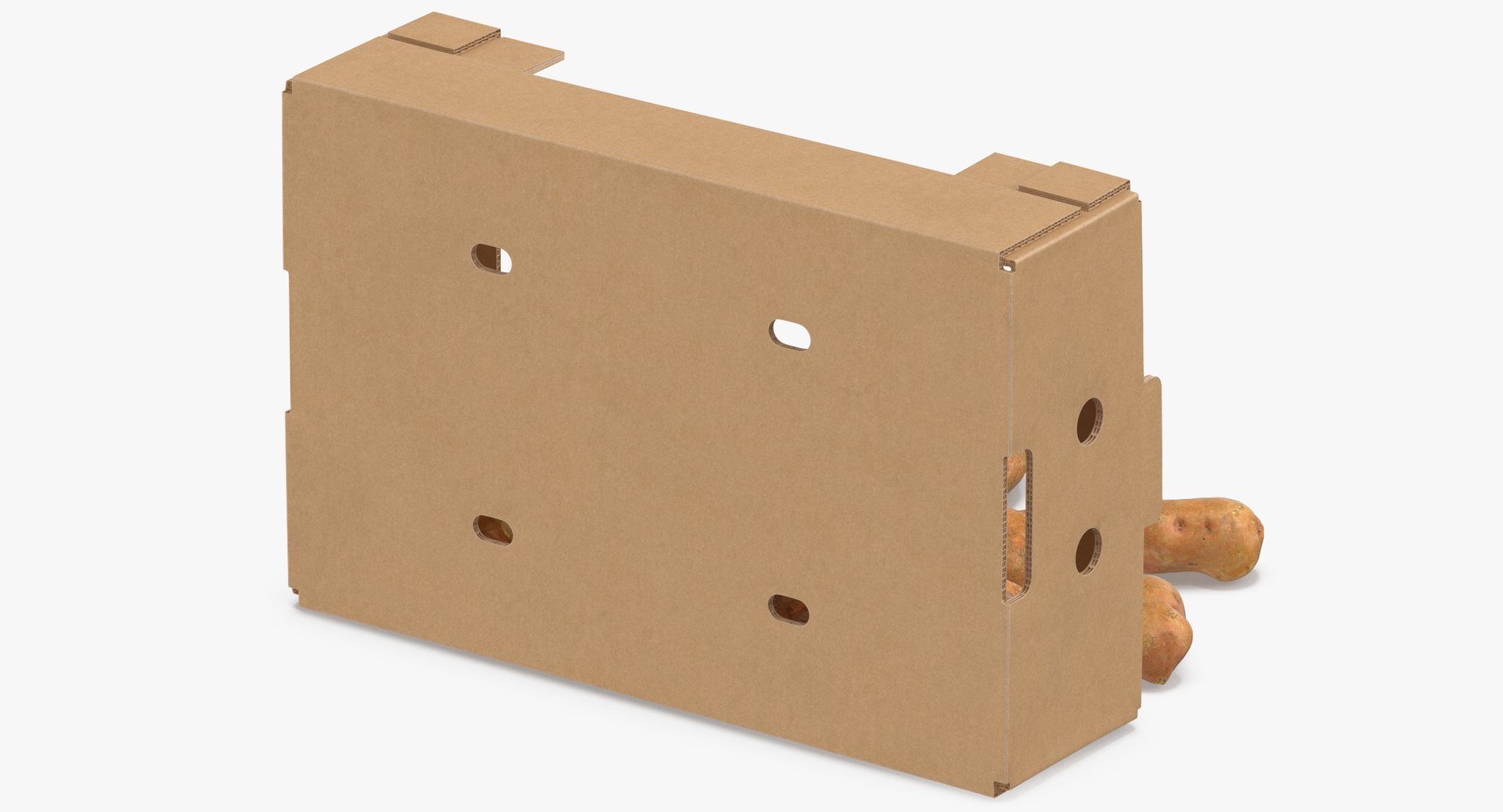 3D model cardboard display boxes spilled - TurboSquid 1550393