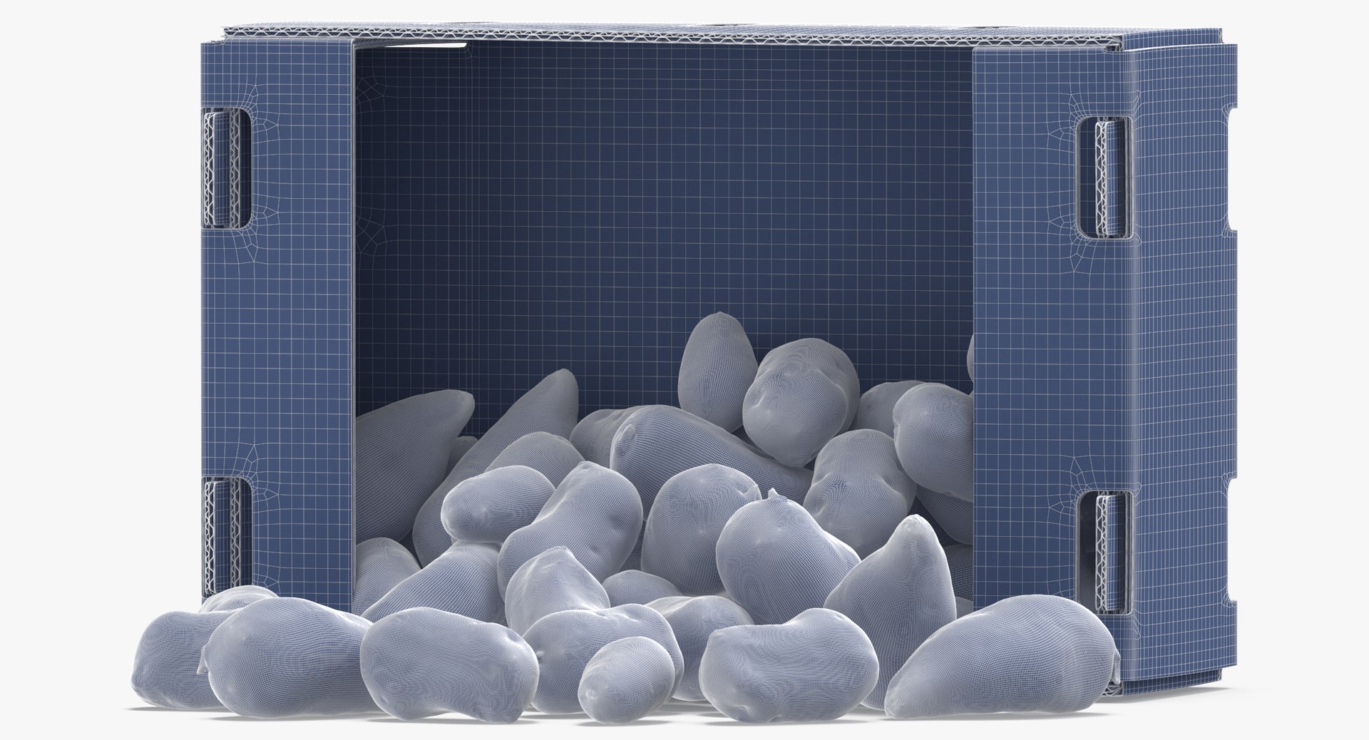 3D model cardboard display boxes spilled - TurboSquid 1550393