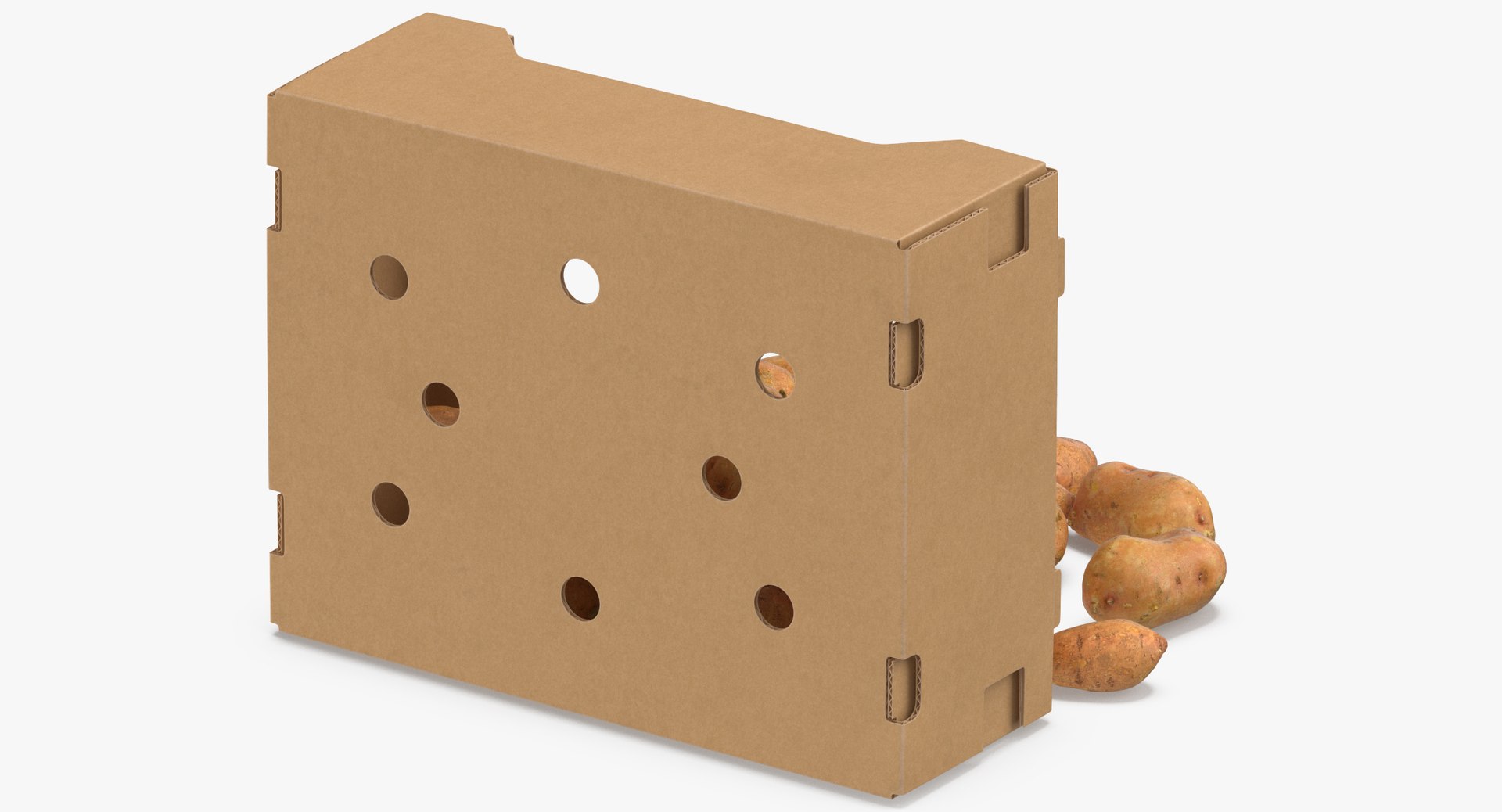 3D model cardboard display boxes spilled - TurboSquid 1550393