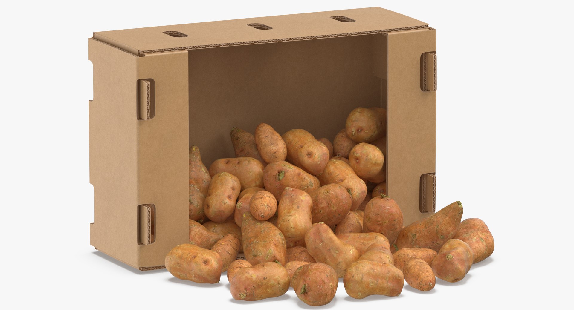 3D model cardboard display boxes spilled - TurboSquid 1550393