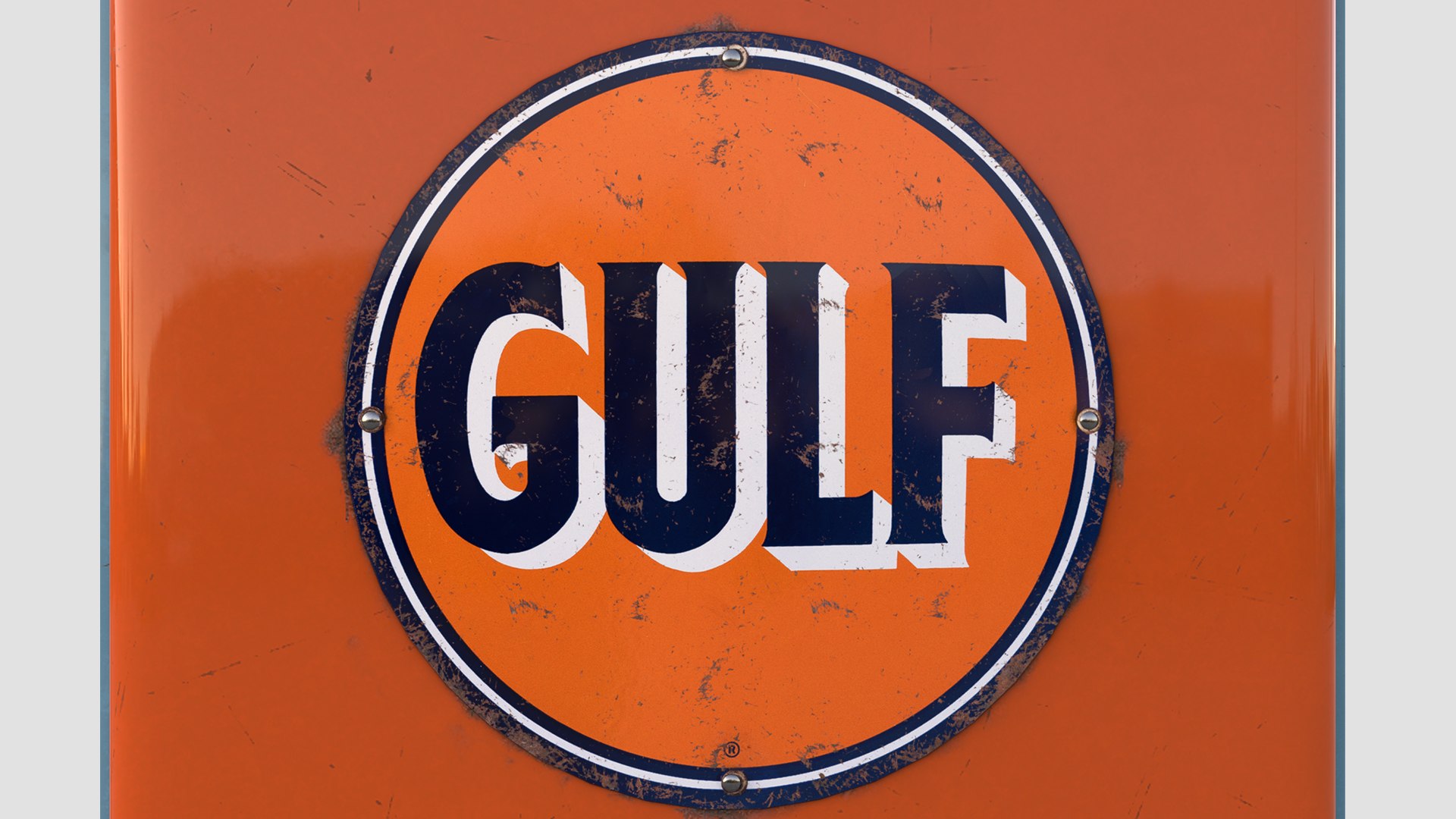 Gulf Gasoline Pump Model - TurboSquid 1702891