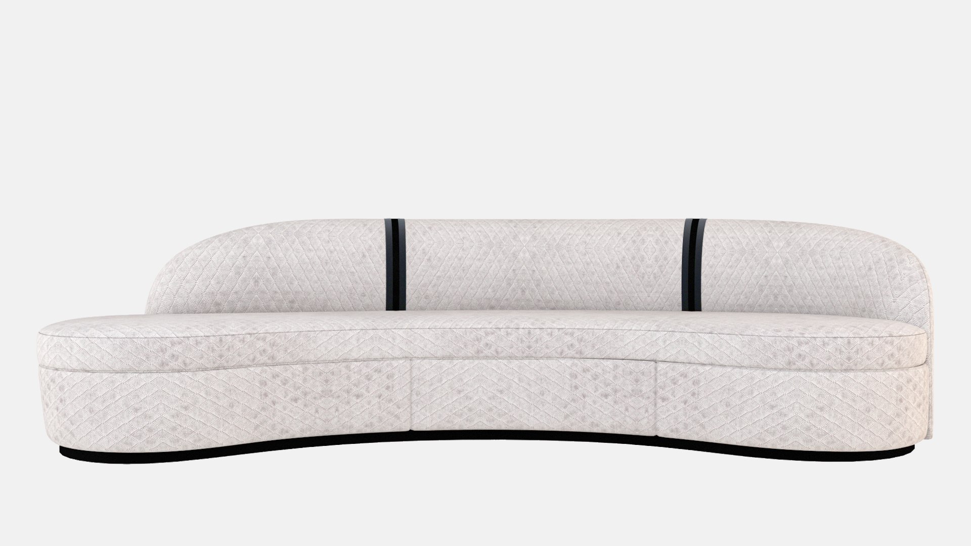 Curved Sofa 3D Model - TurboSquid 1972392