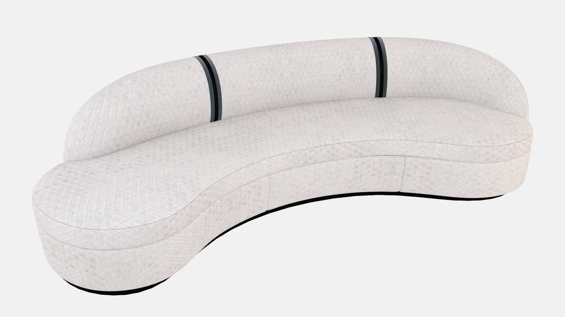 Curved Sofa 3D Model - TurboSquid 1972392