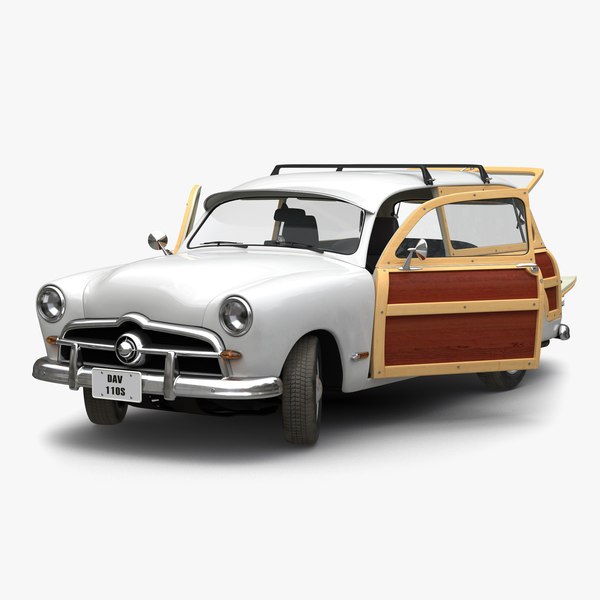 generic retro car 3 3d model