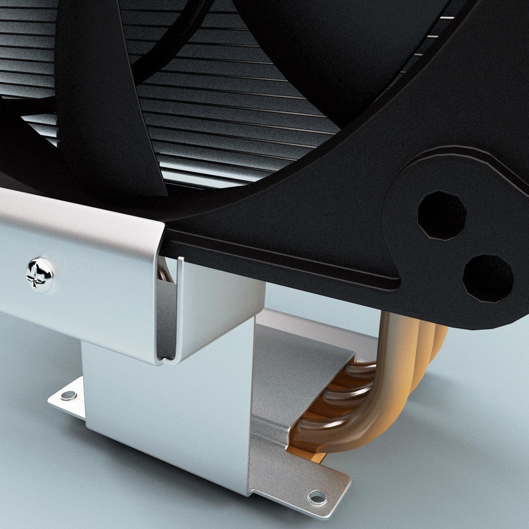 3d Model Cpu Coolers V1