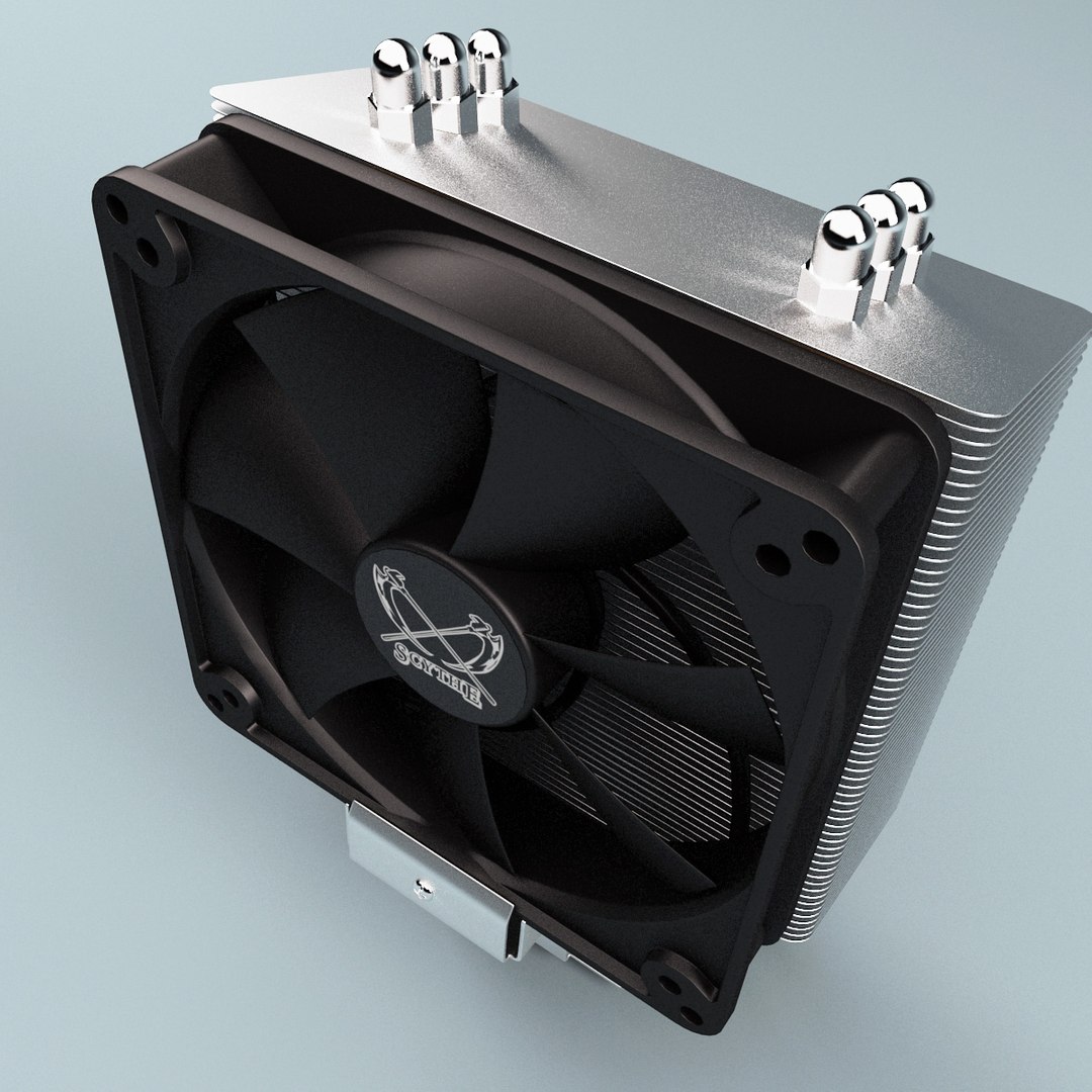 3d Model Cpu Coolers V1
