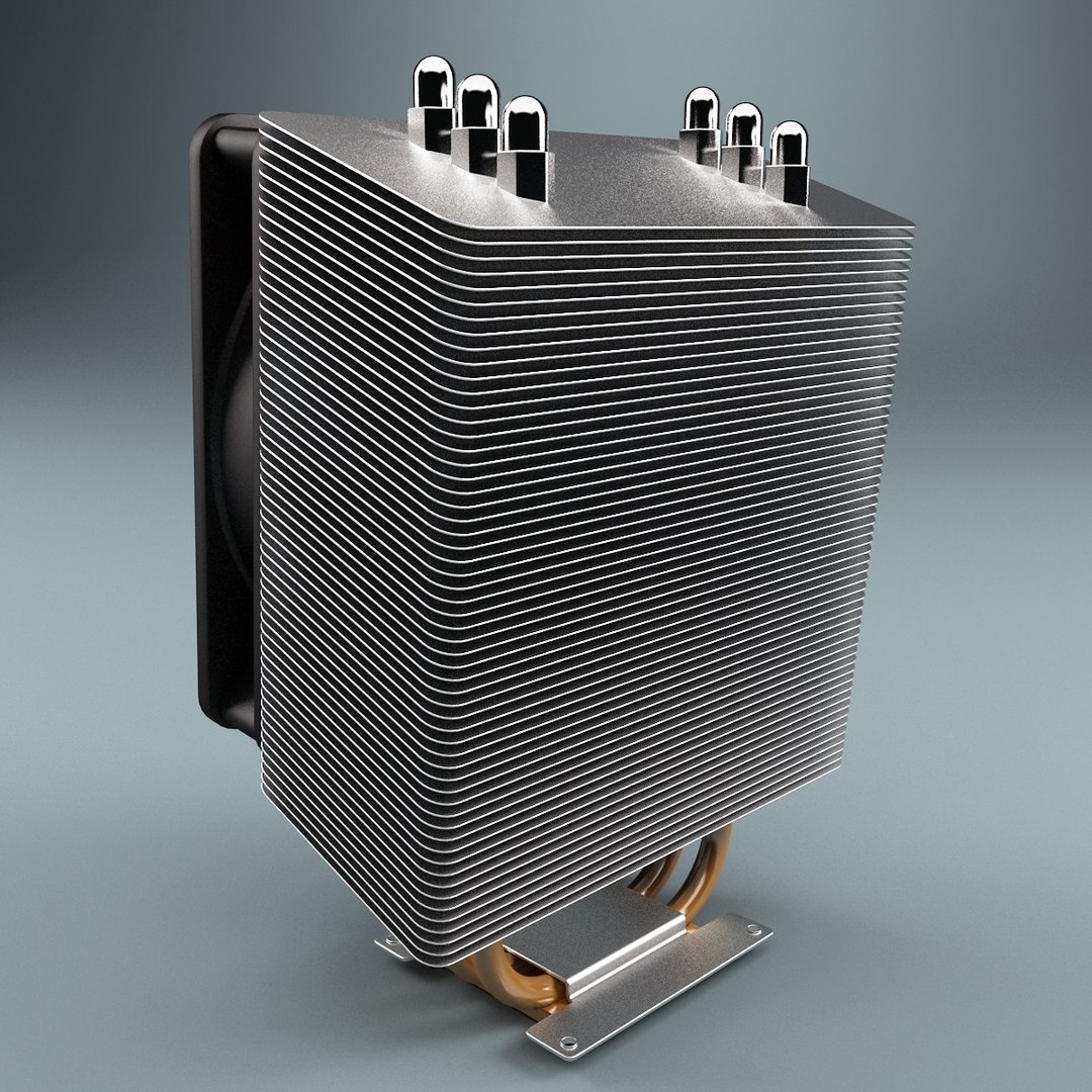 3d Model Cpu Coolers V1