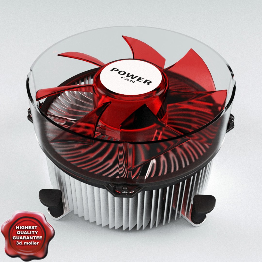 3d Model Cpu Coolers V1