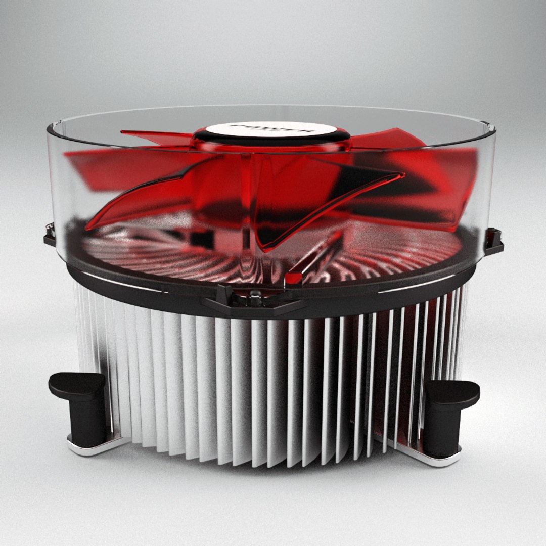 3d Model Cpu Coolers V1