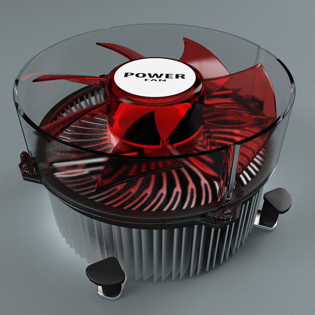 3d model cpu coolers v1