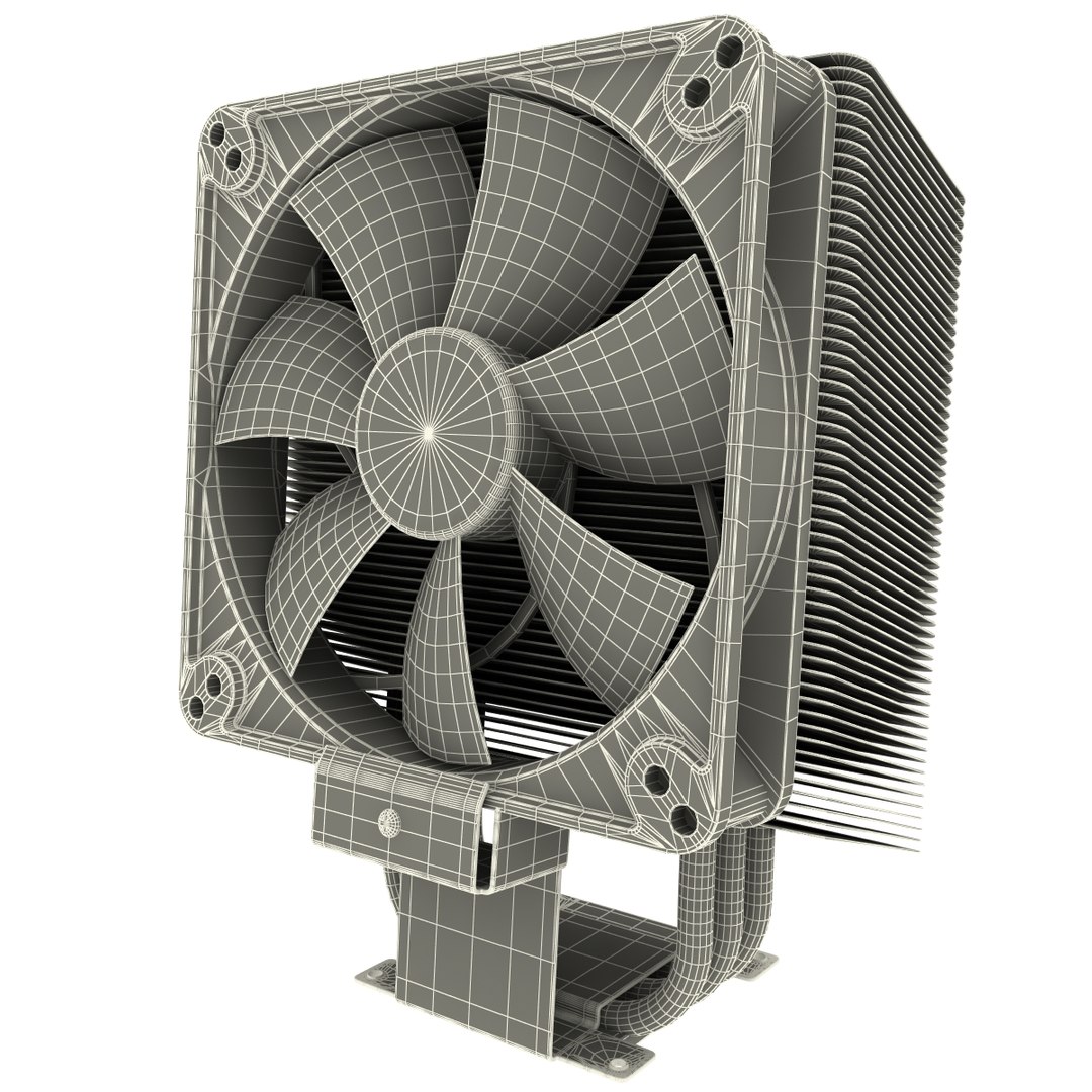 3d Model Cpu Coolers V1
