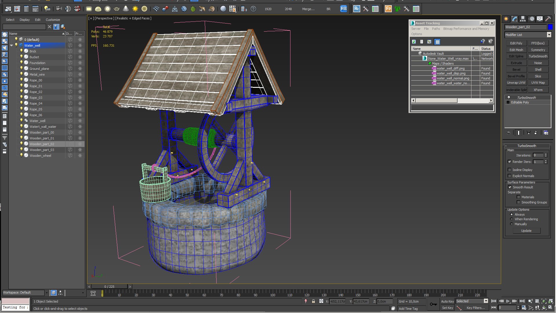3D Stone Water Model - TurboSquid 1436304