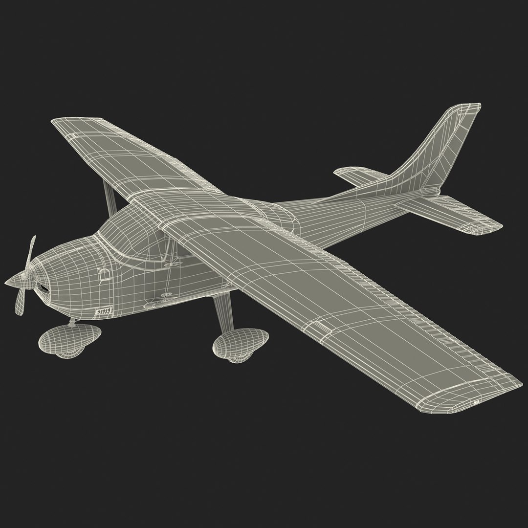 3d Cessna 182 Model