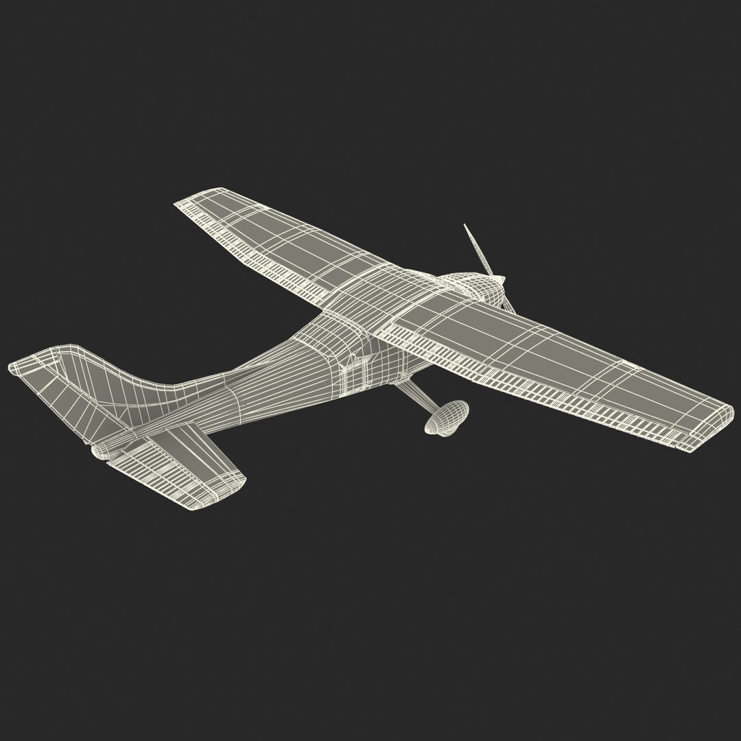 3d Cessna 182 Model