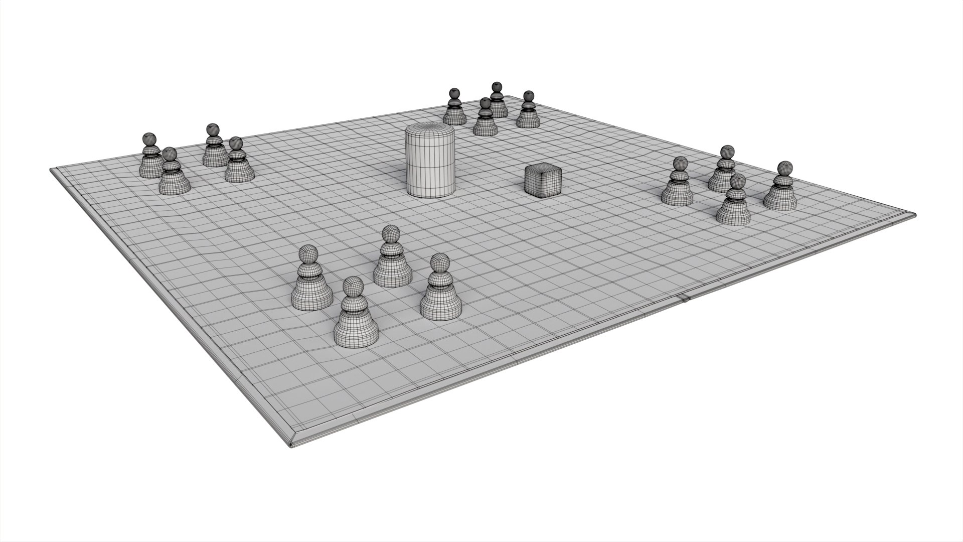 Ludo Traditional Table Board Strategy Game 3D - TurboSquid 2166651