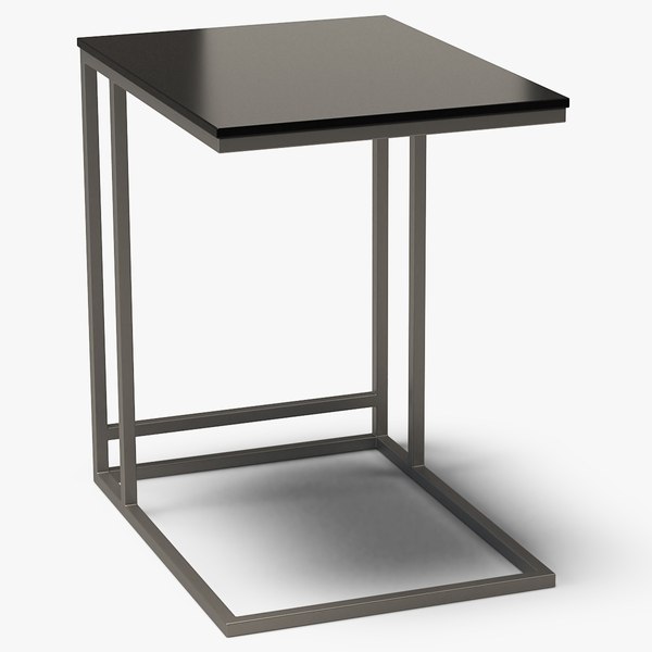 Square end table metal 3D - TurboSquid 1394523