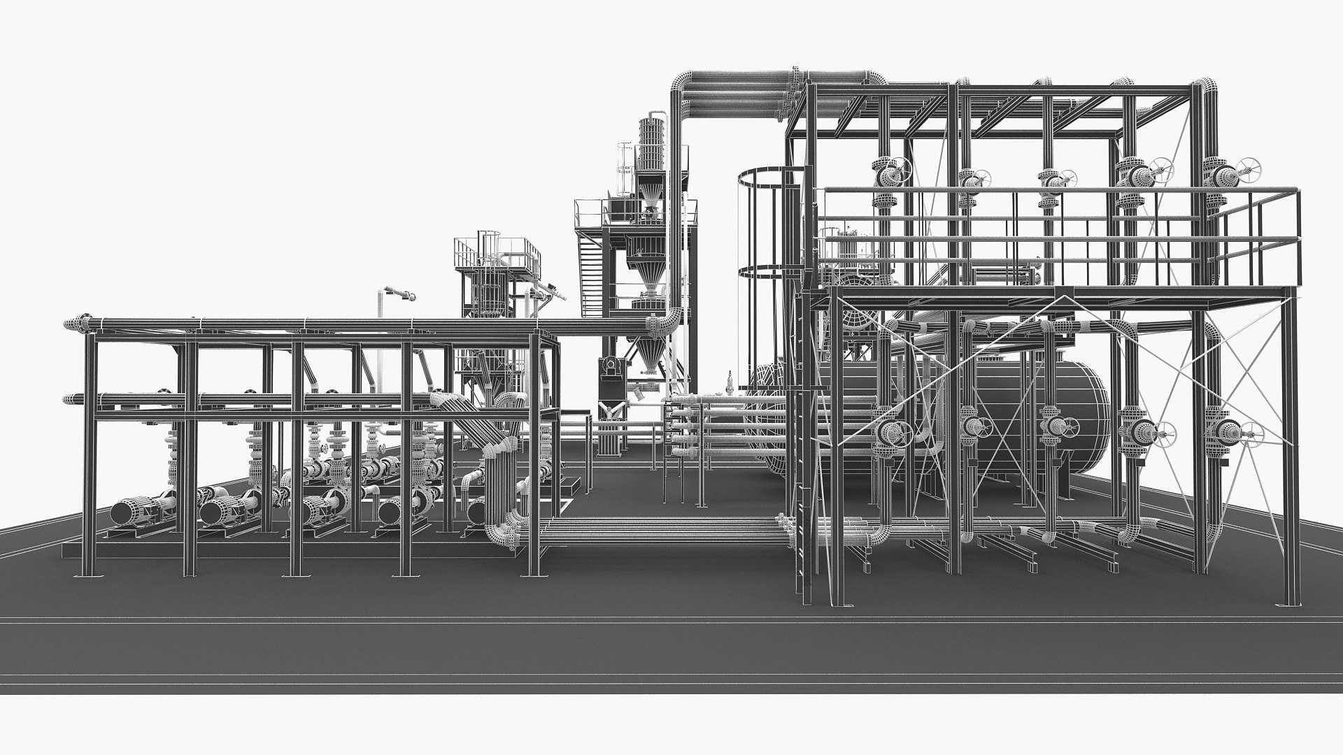 3D Industrial Factory Model - TurboSquid 1667592