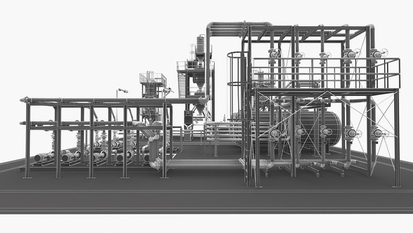 3D industrial factory model - TurboSquid 1667592