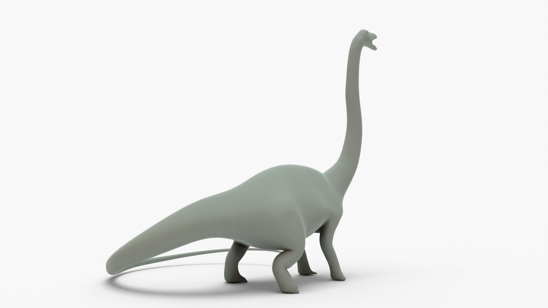 Diplodocus Rigged Basemesh 3D model - TurboSquid 2134183