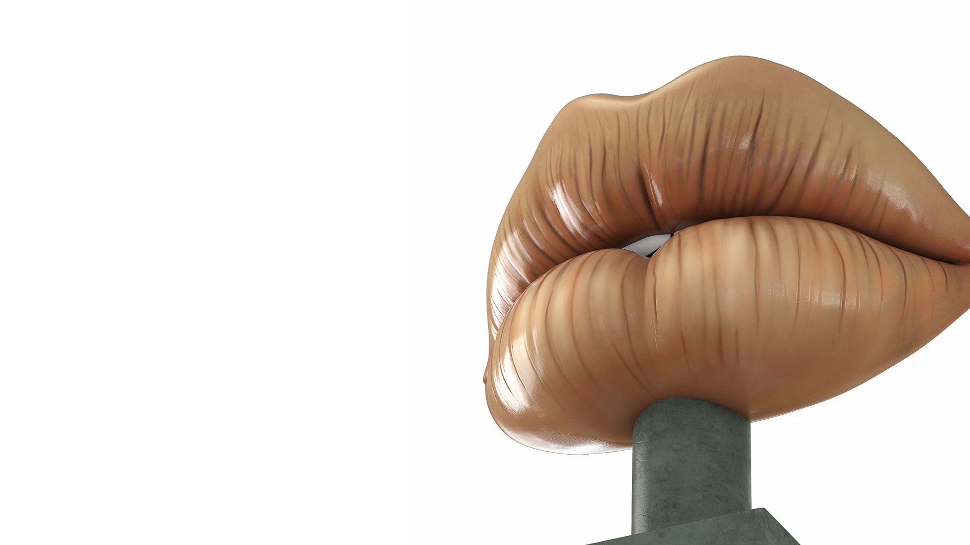 Lips Figurine 3D Model - TurboSquid 2214391