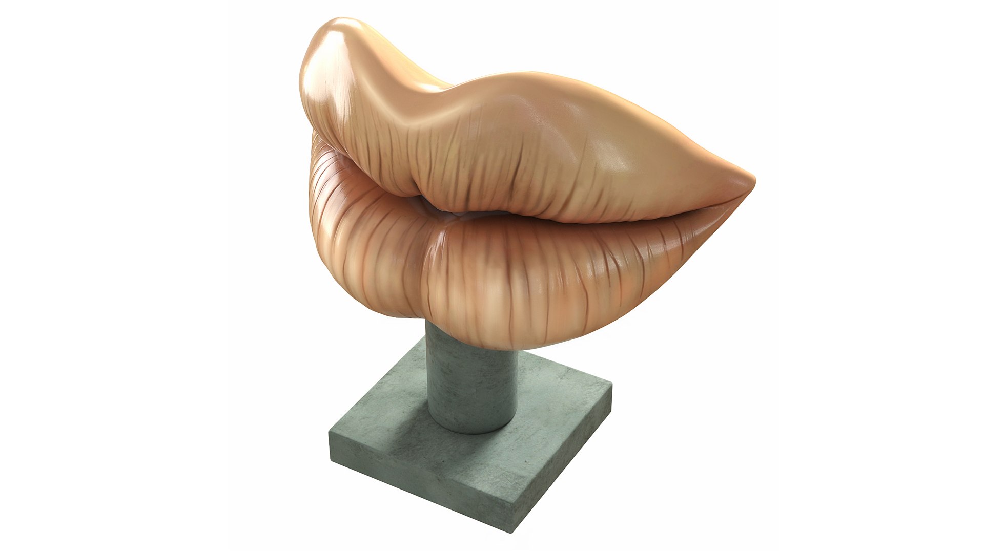 Lips Figurine 3D Model - TurboSquid 2214391