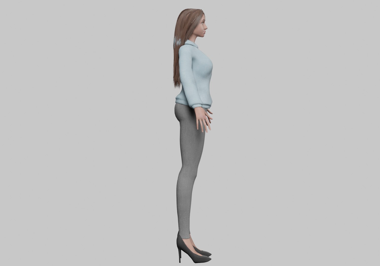 Stylized Sweet Woman V32800 3D Model - TurboSquid 2265355