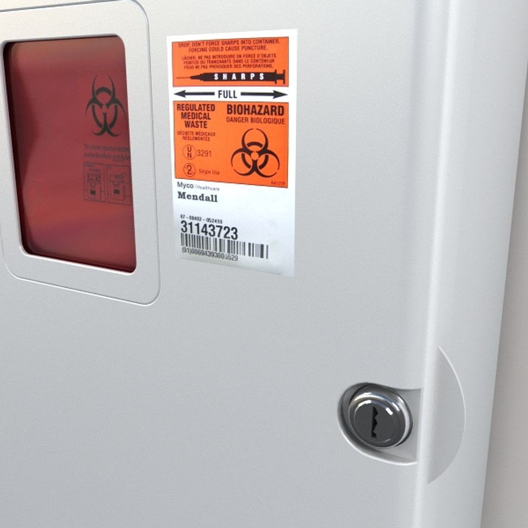 medical hospital bed 3d model