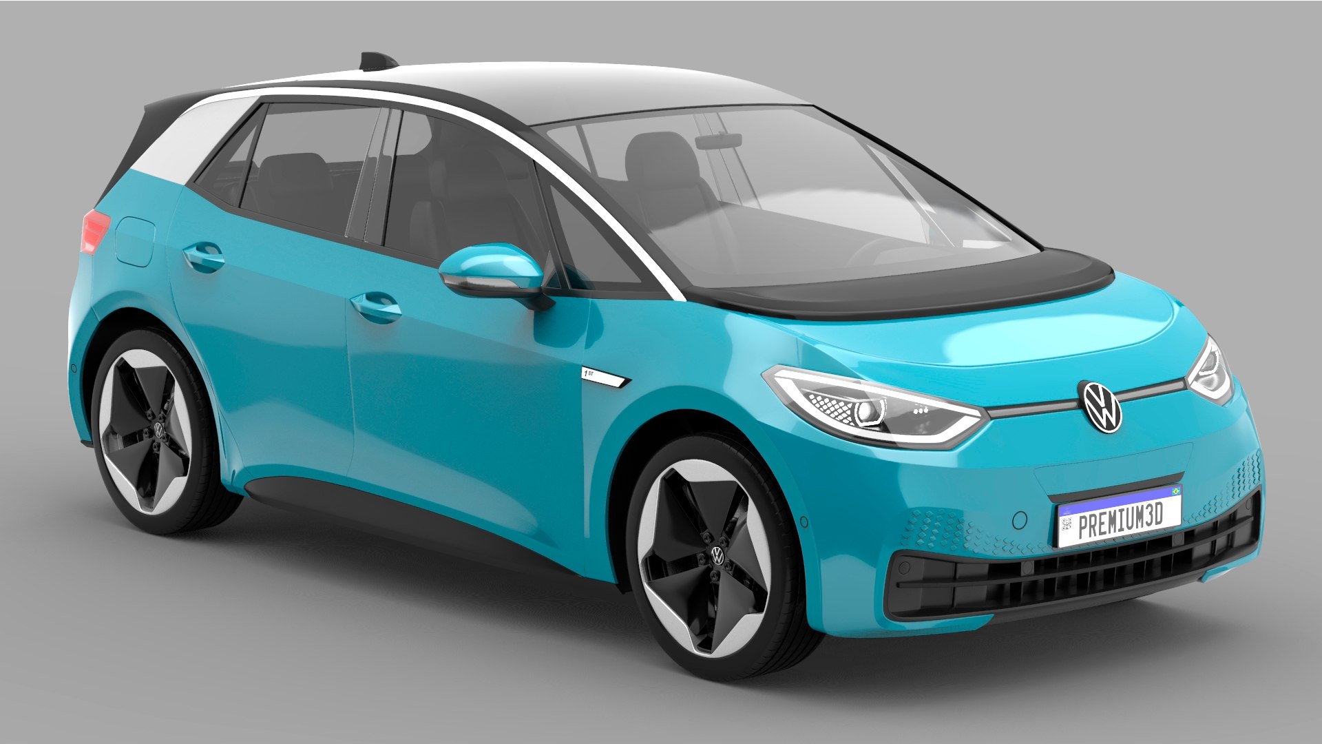 modelo 3d Volkswagen ID3 2021 - TurboSquid 1724924