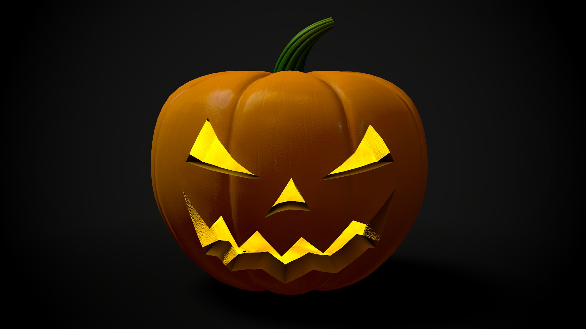 3D Jack-o-lantern Halloween pumpkin - TurboSquid 1792331