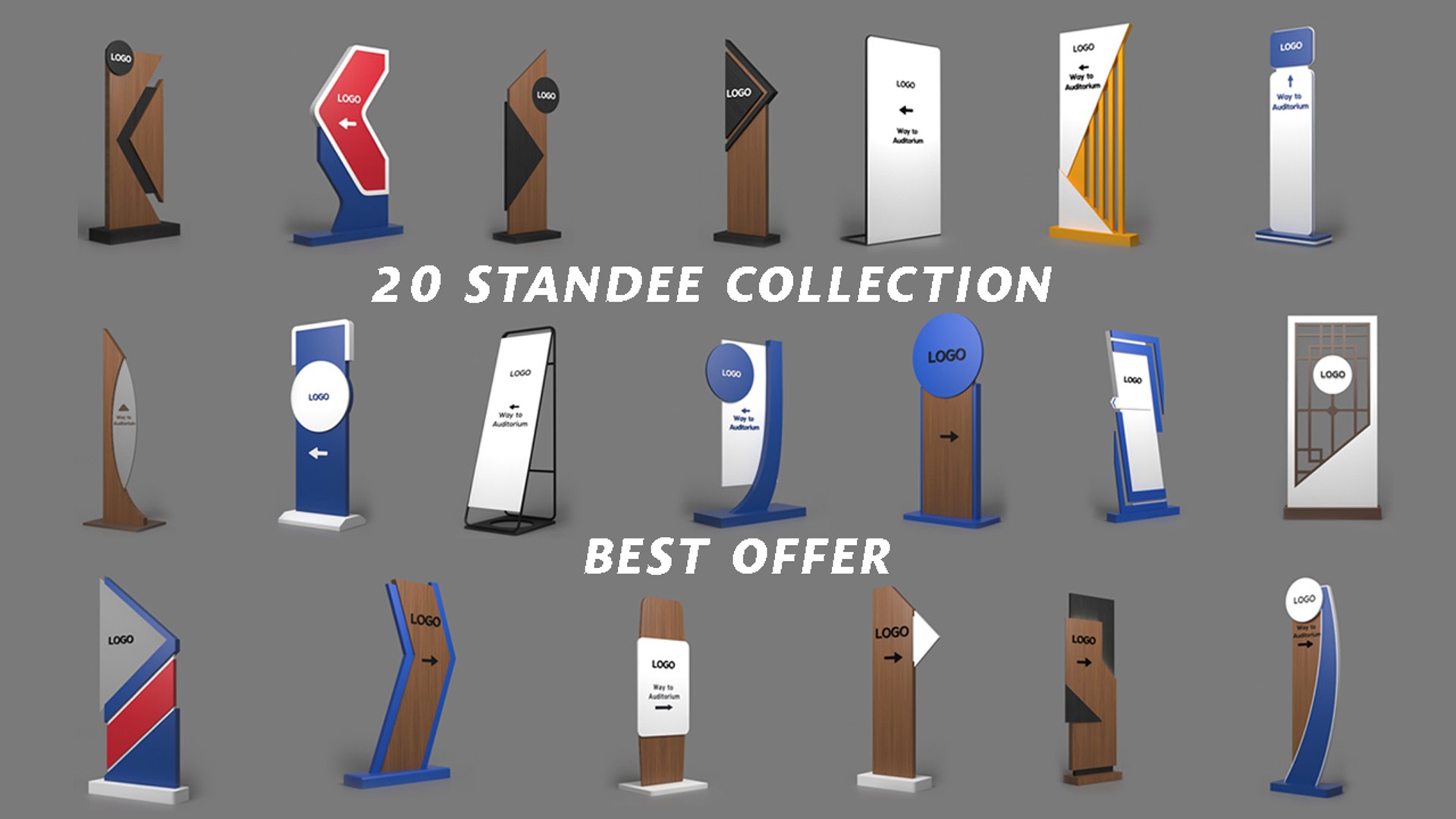 Standee 3D model - TurboSquid 2017679