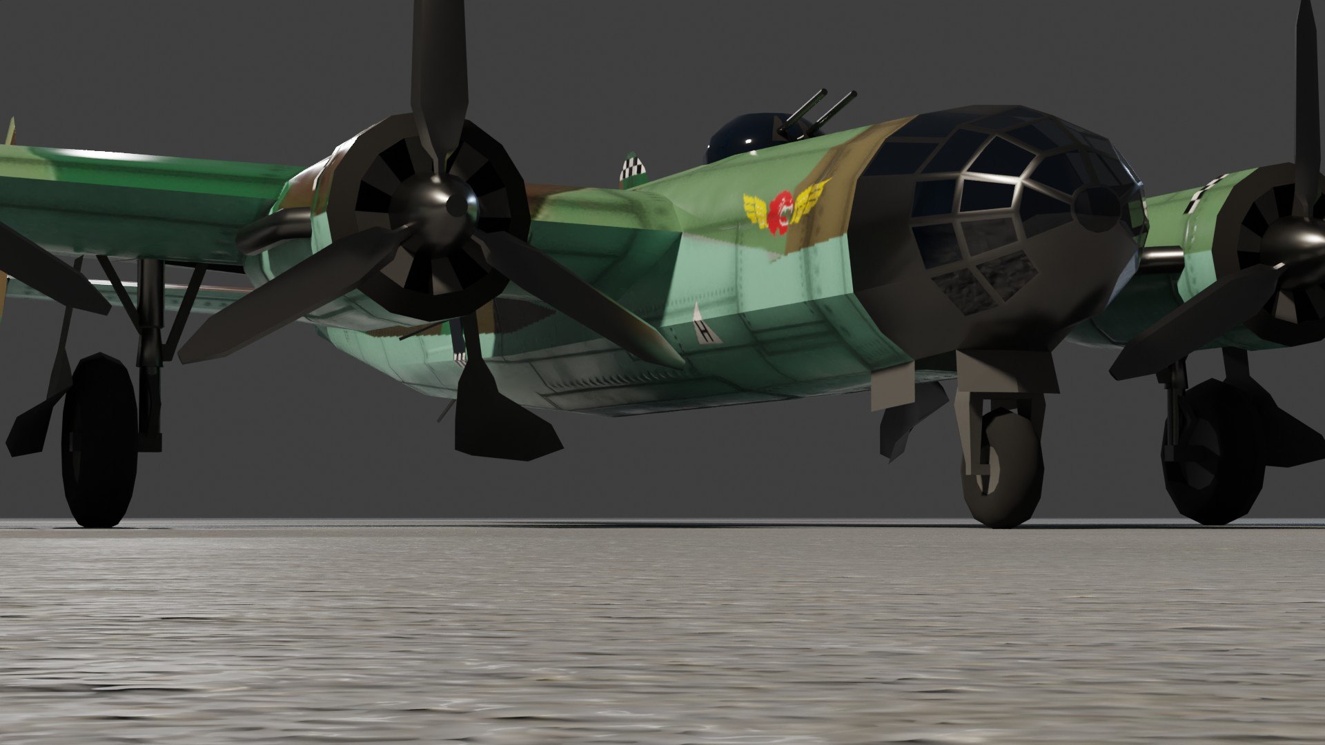3D Messerschmitt ME-264 Amerika Bomber WW2 Bomber - TurboSquid 1906962