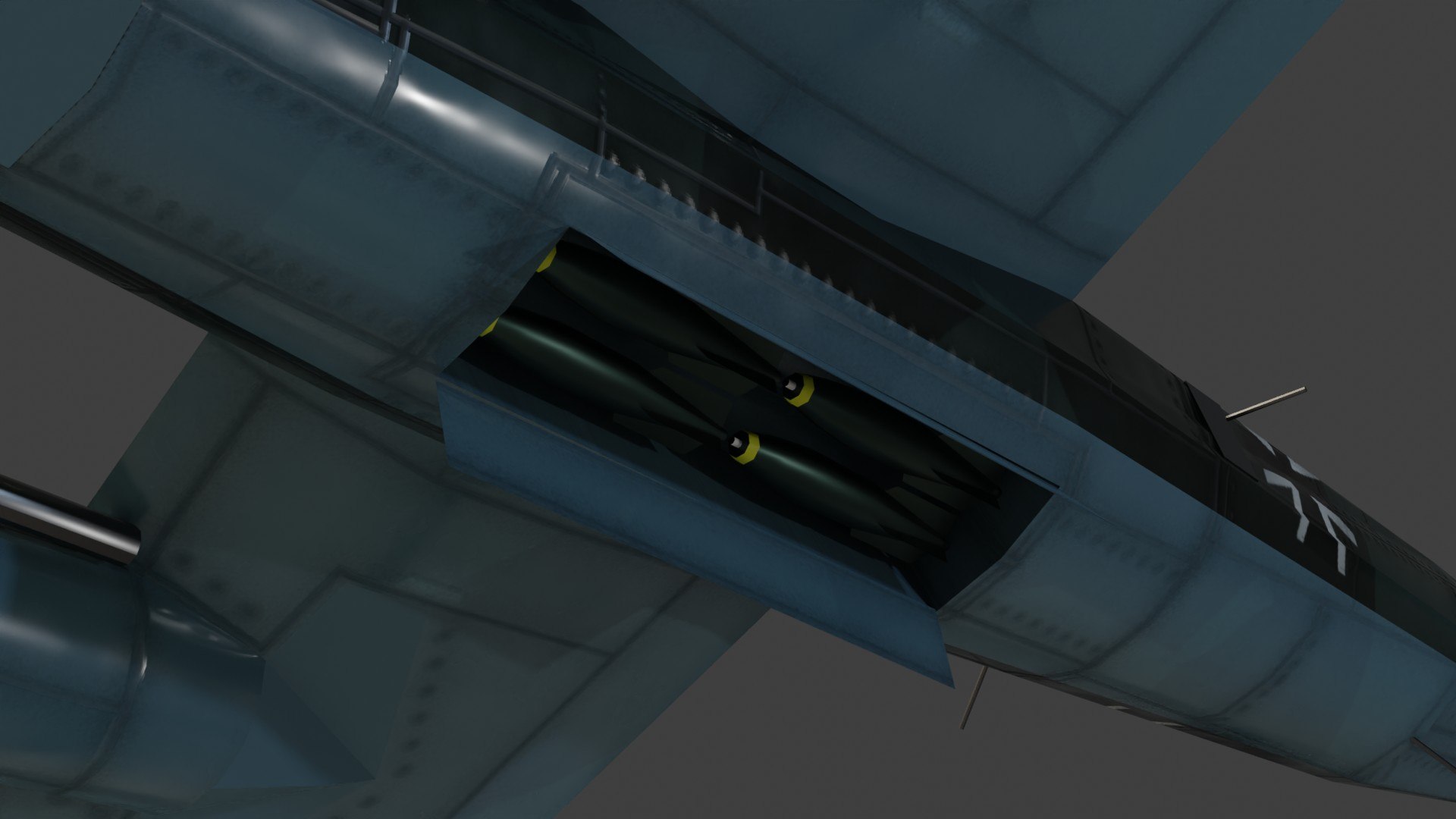 3D Messerschmitt ME-264 Amerika Bomber WW2 Bomber - TurboSquid 1906962