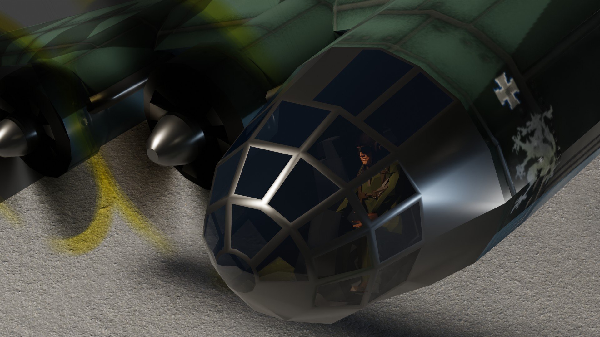 3D Messerschmitt ME-264 Amerika Bomber WW2 Bomber - TurboSquid 1906962