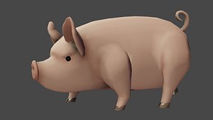 Pig 3D Models for Download | TurboSquid