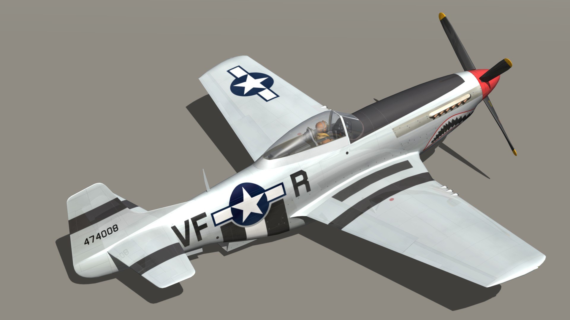 North American P-51D Mustang 3D - TurboSquid 2002592
