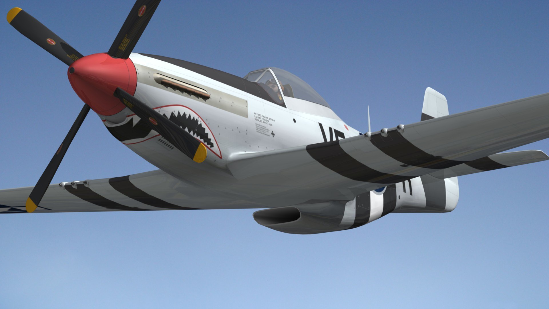 North American P-51D Mustang 3D - TurboSquid 2002592
